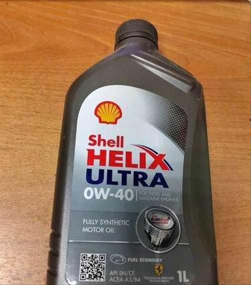 Масло Shell Helix Ultra 0W40 1л