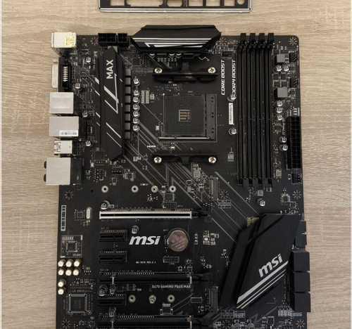 MSI X470 gaming plus max Материнская плата