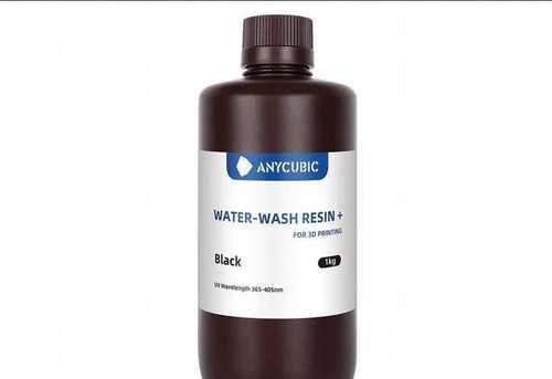 Фотополимер Anycubic Water-Wash Resin+ Black (1 кг
