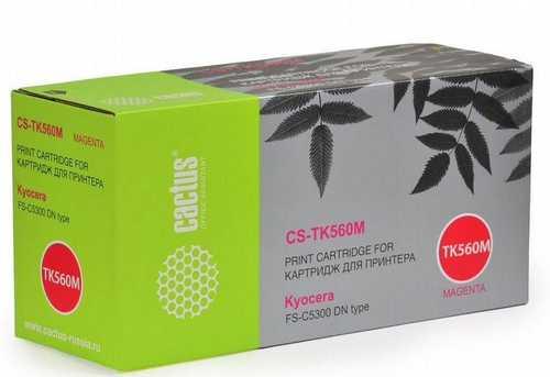 Картридж лазерный Cactus CS-TK560M пурпурный (1000