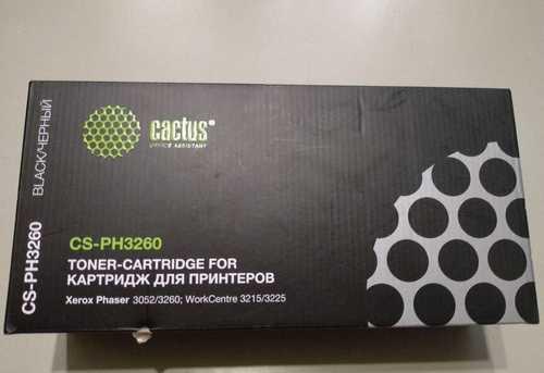 Картридж Cactus CS-PH3260 новый