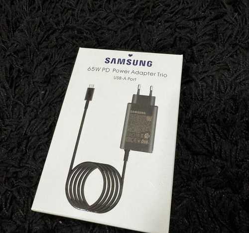 Зарядное samsung 65w usb c  usb новое