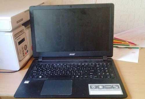 Ноутбук Acer aspire es 15