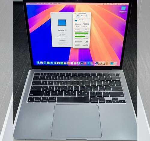 Классный Apple macbook air m1 8/ 256 Gb комплект