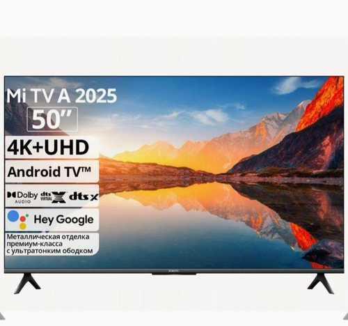 Телевизор Xiaomi TV A 50" 2025,4K UHD