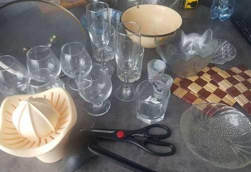 Посуда бокалы разное