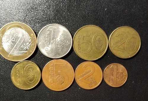 Набор монет Беларусь, иностранные