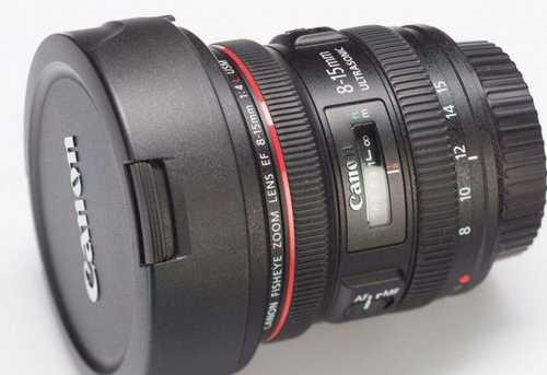 Объектив Canon EF 8-15 f/4L Fisheye USM