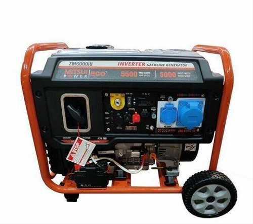 Бензиновый генератор mitsui power ECO ZM 6000 iU