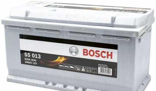 Аккумулятор Bosch Silver Plus S5 013 100 Ач 830 А