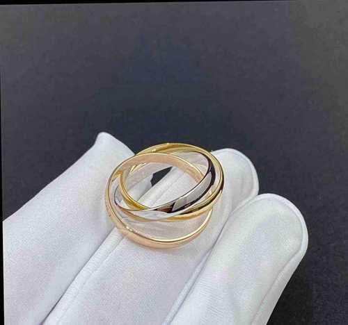 Золотое кольцо Cartier Trinity