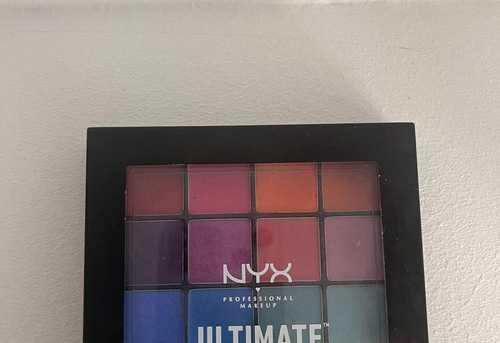 Палитра теней nyx professional ultimate brights