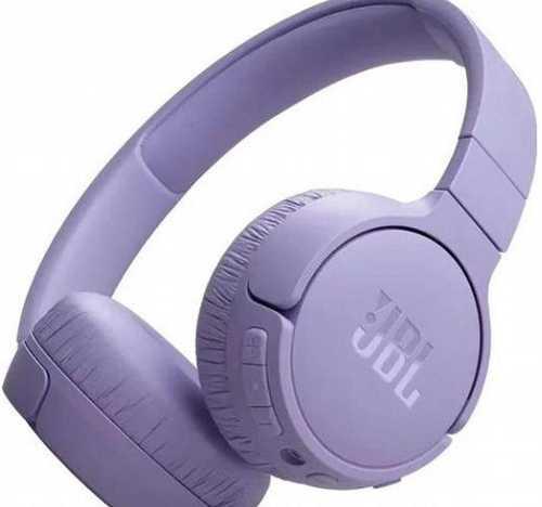 JBL Tune 670NC Wireless On-Ear Noise-Cancelling Headphones Purple (T670ncpur)