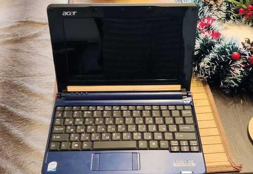 Нетбук Acer aspire one на запчасти