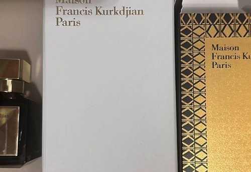 Духи новые maison Francis Kurkdjian Paris oud