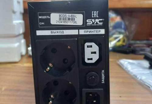 Бесперебойник SVC V-600-L черный