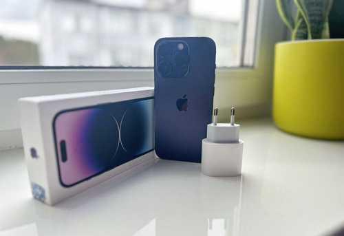 iPhone 14pro deep purple фиолетовый 128гб sim+esim