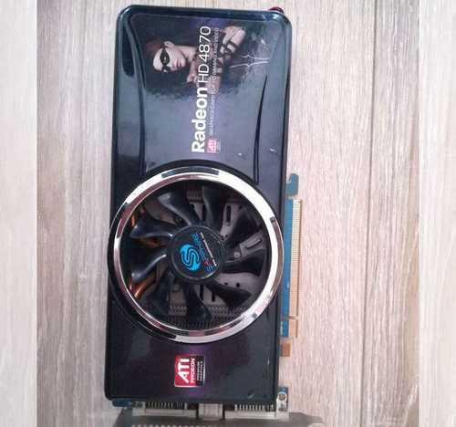 Видеокарта sapphire radeon hd4870 1gb