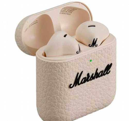 Беспроводные наушники Marshall Minor IV, Cream (Бежевый)
