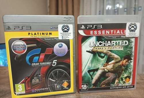 Игры для PS3 Uncharted, Gran Turismo 5