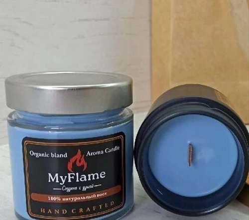 Ароматическая свеча Кокосовый пломбир MyFlameAroma