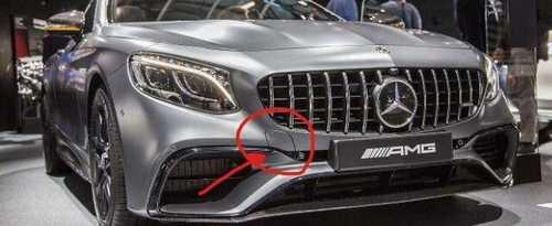 Заглушка бампера Mercedes S 217 63amg рестайлинг