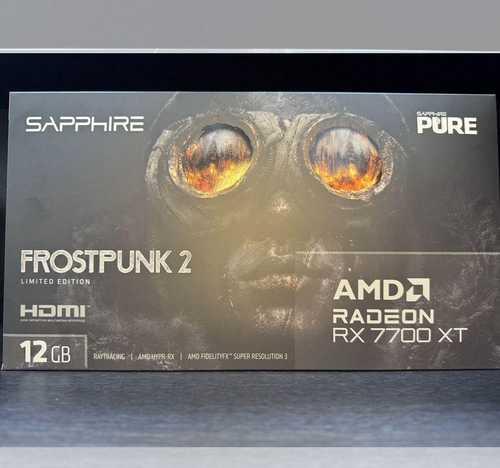 Sapphire Pure RX 7700Xt frostpunk 2 edition