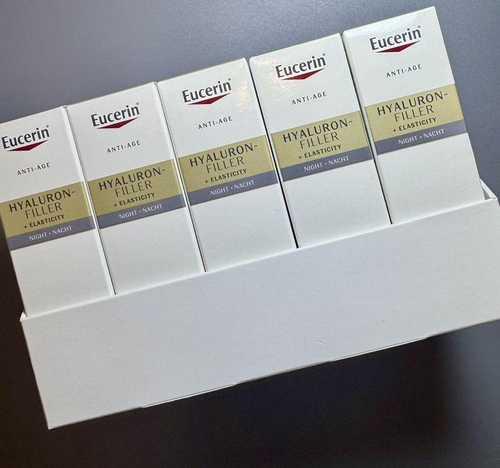 Eucerin hyaluron filler ночной крем