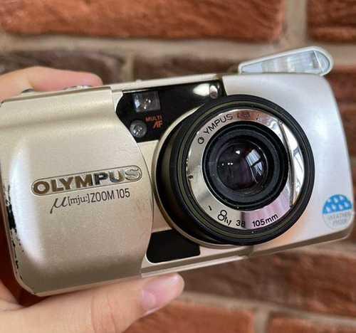 Пленочный фотоаппарат olympus mju zoom 105