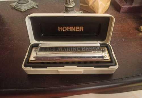 Губная гармошка Hohner Marine Bend 1869 Bb moll