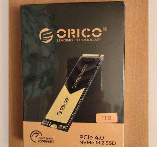 1Tb SSD orico O7000 M.2 NVMe, новый