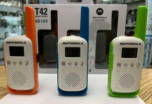 Рация motorola T42 три рации