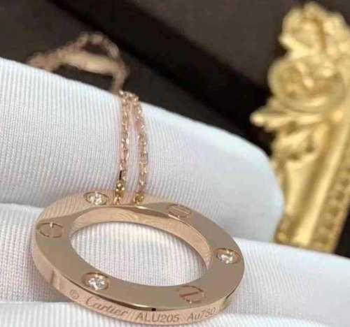 Cartier Колье love 0,07 ct