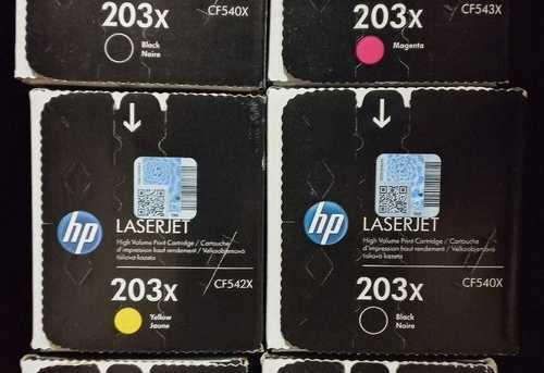 Картридж HP 203x новые оригинальные