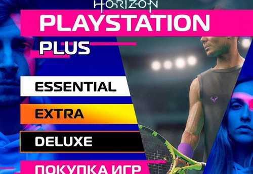 PS Plus c 400-700 играми + AO Tennis 2