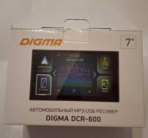 Автомагнитола digma dcr 600