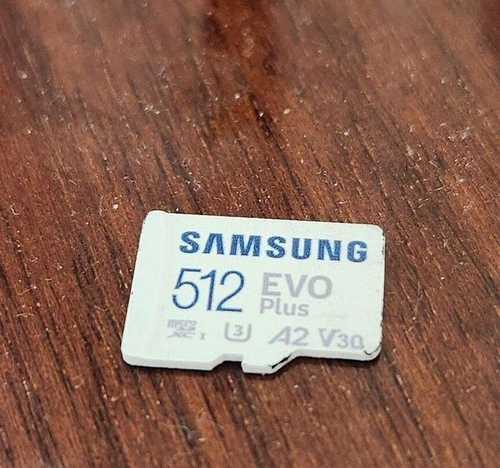 Карта памяти microsd 512