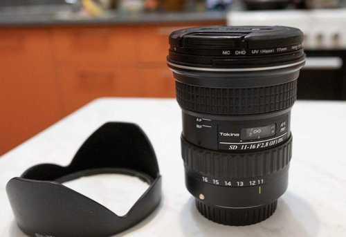 Tokina AT-X 11-16mm f/2.8 Pro DX Canon ef-s