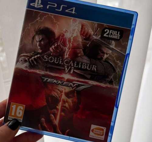 Диск на PS4 tekken 7 /soul calibur