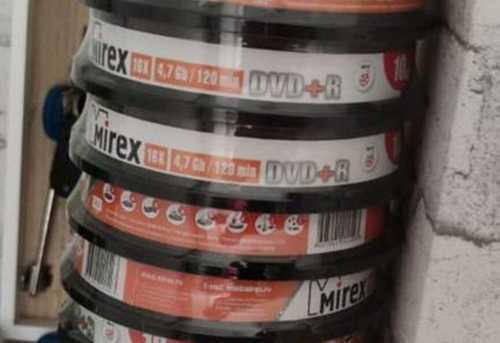 Dvd+r диски mirex 16x