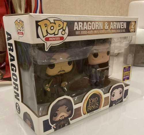 Funko pop Aragorn & Arwen 2 pack