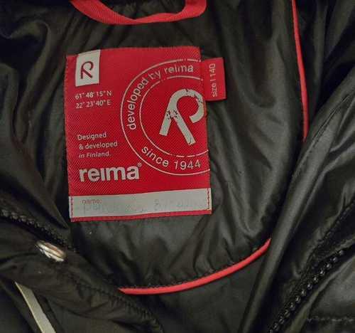 Пуховик reima 140