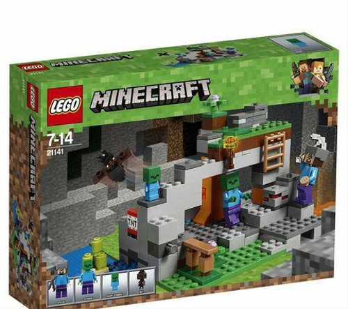 Lego Minecraft Лего 21141 Пещера зомби, новый