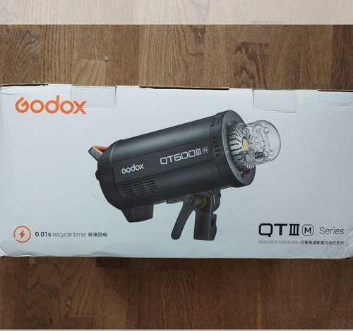 Моноблок, студийная вспышка godox QT400 iiim