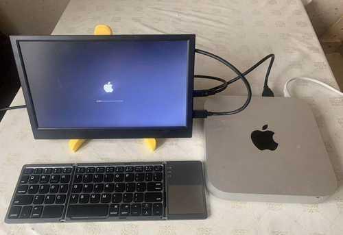Mac Mini (late 2014) с монитором и клавиатурой
