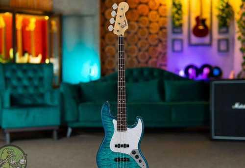 Fender Hybrid II Jazz Bass RW Q Aquamarine