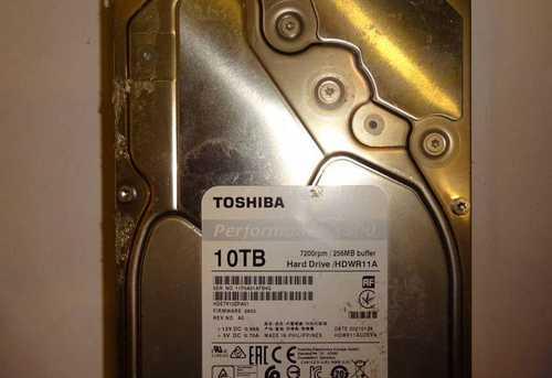 Жесткий диск Toshiba hdwr11A на запчасти