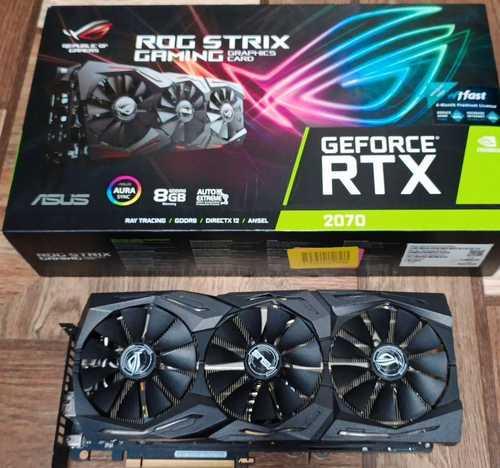 Видеокарта Asus RTX 2070 Strix 8gb