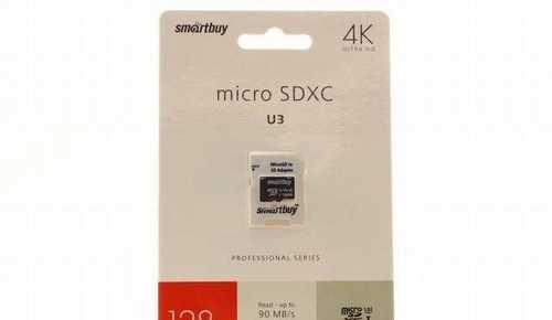 Карта памяти microSD 128GB class 10 PRO U3 R/W:90