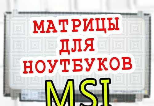 Новые матрицы для ноутбуков Msi (арт.43а3)